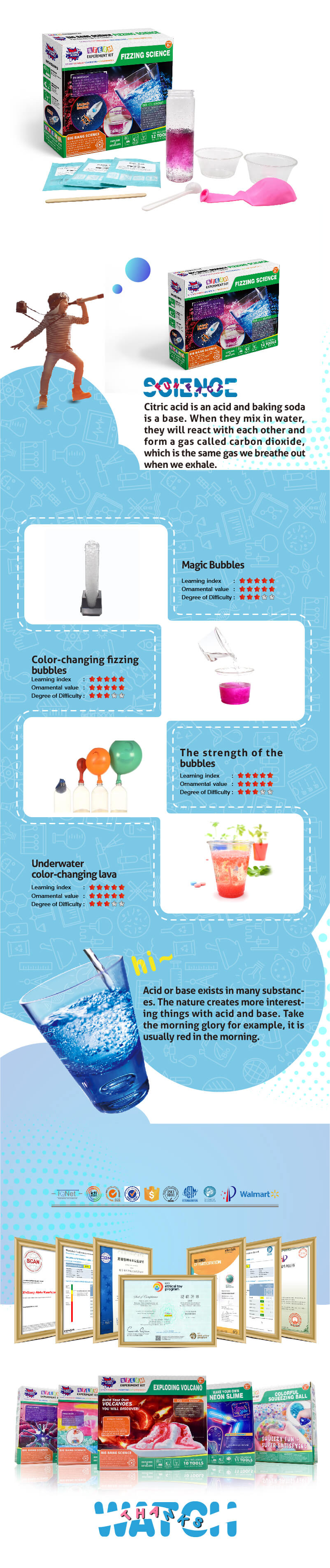 Fizzing Science|chemistry experiments for kids-Alpha science toys