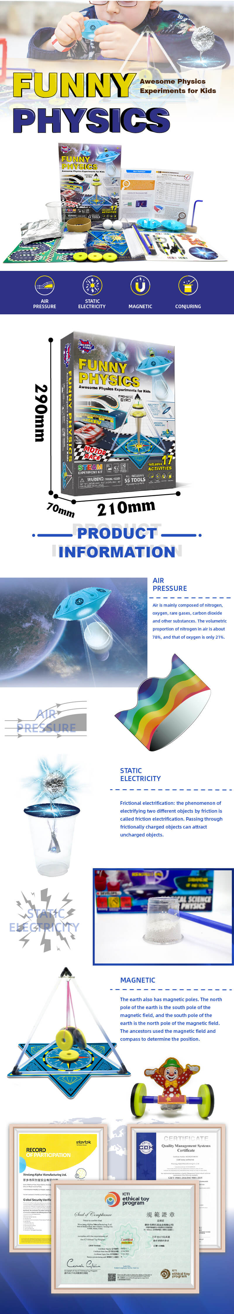 Funny Physics toy set|physics experiments at home|cool physics toys ...