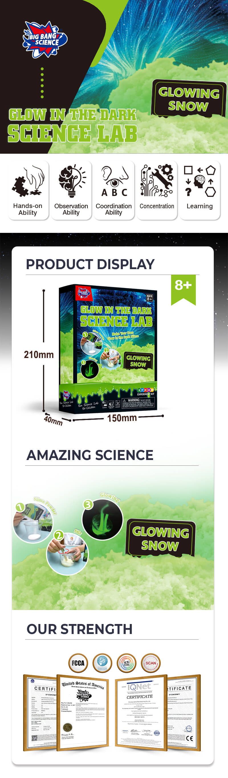 Glow In The Dark Science Lab|--New Arrivals - Buy glow snow, glow in ...