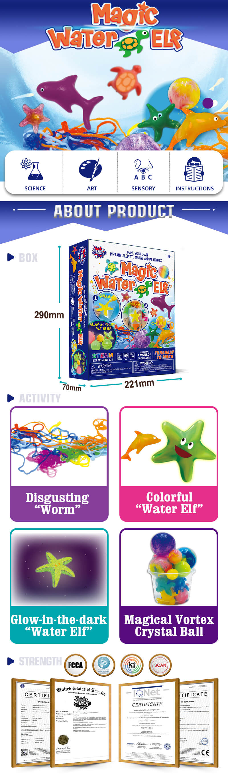 Magic Water Elf |chemistry kits for kids|magic water elf toy-alpha ...