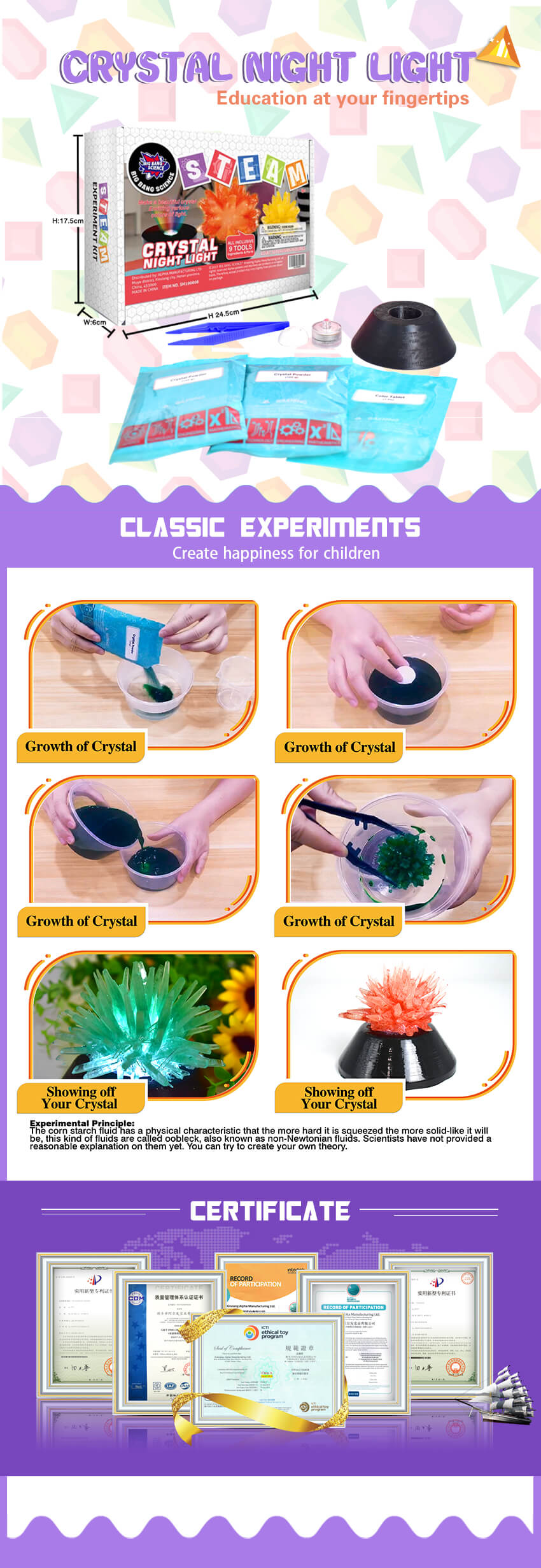 glowing crystal|best healing crystals toys-Alpha science toys