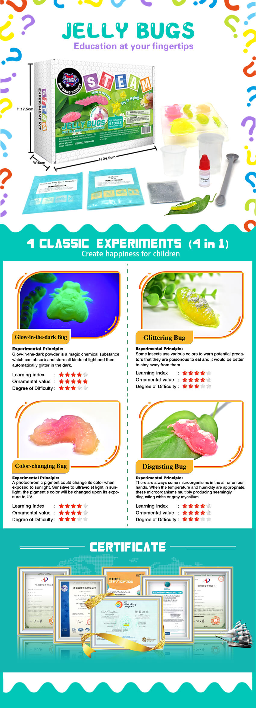 jelly bug|chemistry set for kids-Alpha science toys